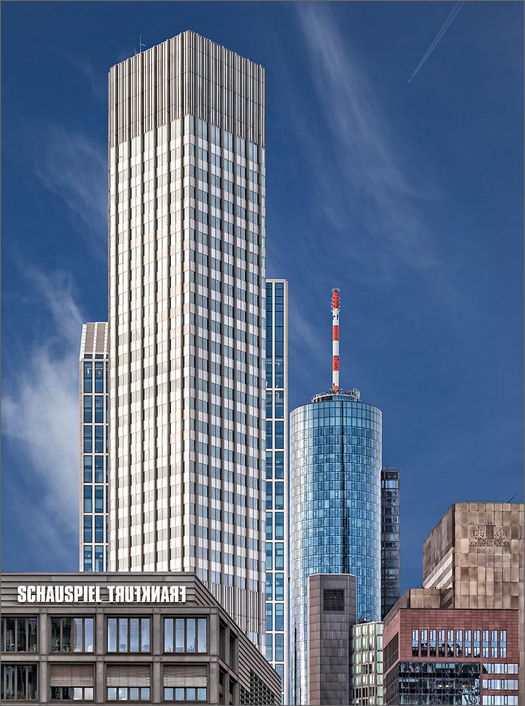 Blick auf den Main Tower Foto & Bild | architektur, profanbauten, city ...