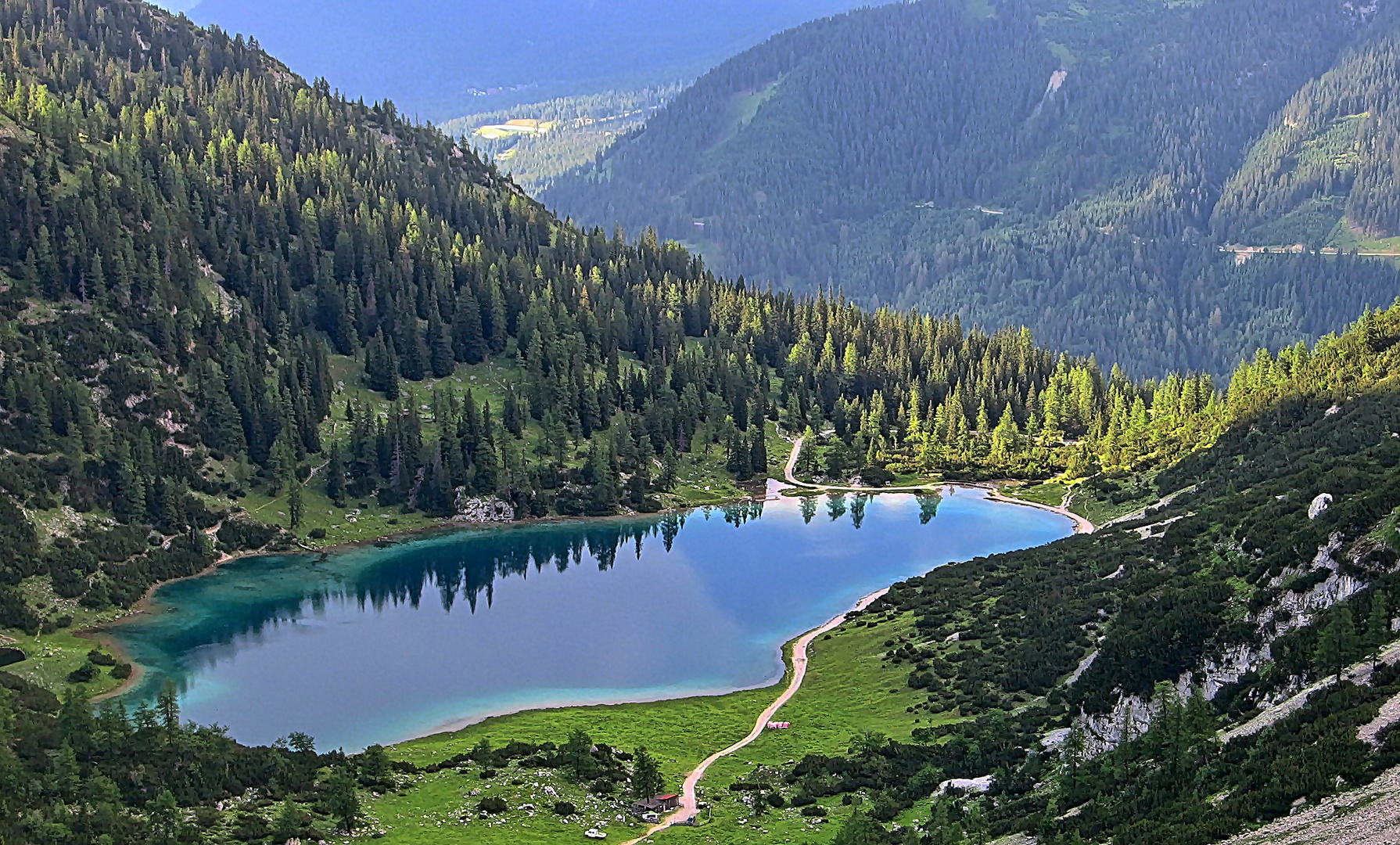 Blick auf den Seebensee..... Foto & Bild | abstraktes, landschaft ...