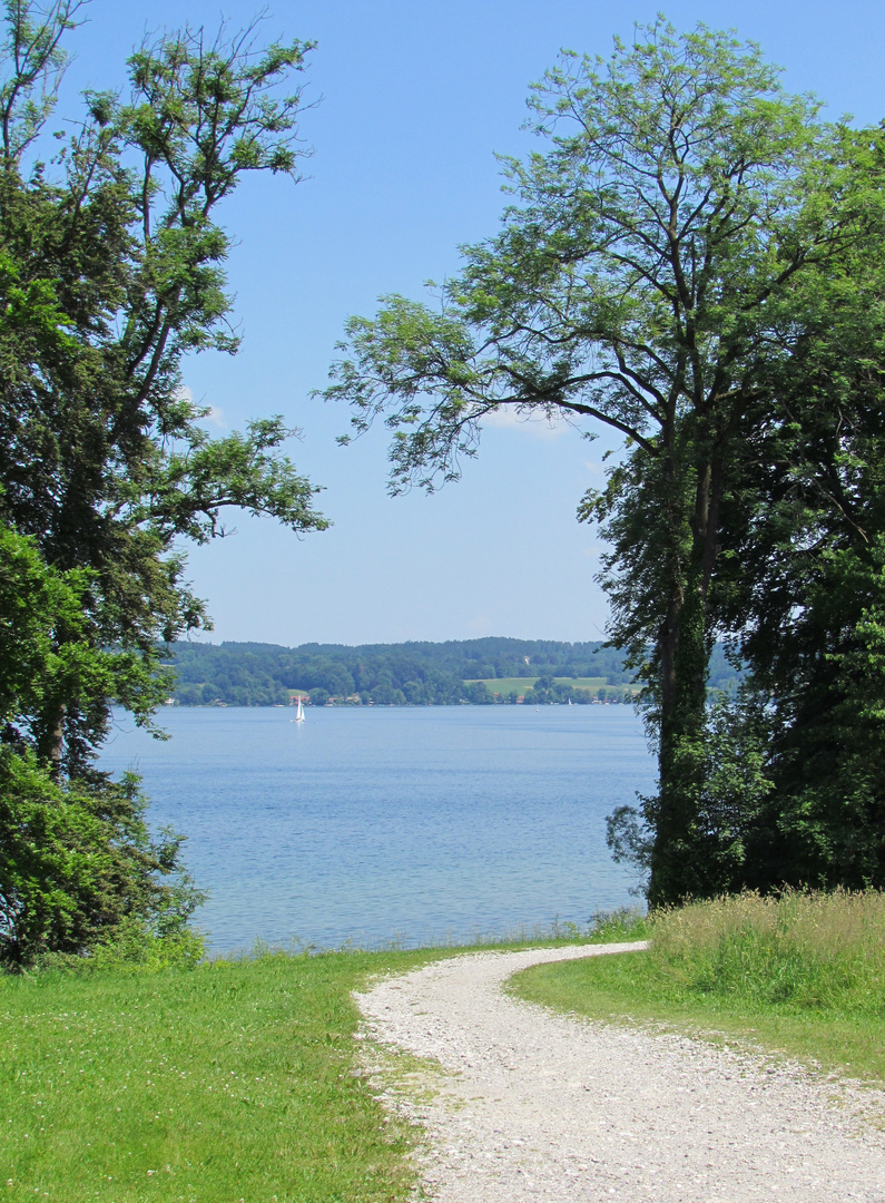 Blick auf den Starnberger See Foto & Bild | landschaft, natur Bilder ...