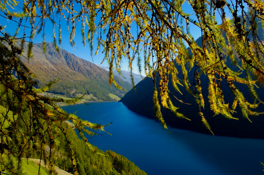 Blick auf den Vernagt Stausee - Schnalstal - Südtirol Foto & Bild ...