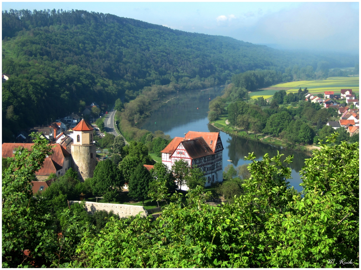 Blick auf die Burg Homburg am Main , Foto & Bild | jahreszeiten ...