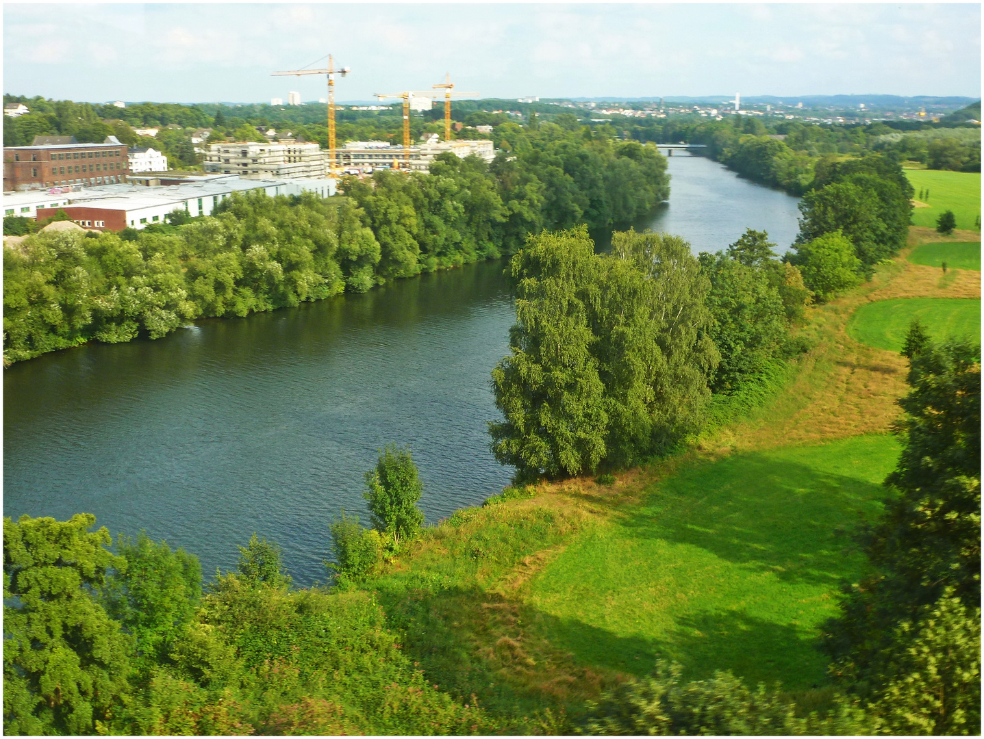 Blick auf die Ruhr Foto & Bild | landschaft, bach, fluss & see, flüsse ...