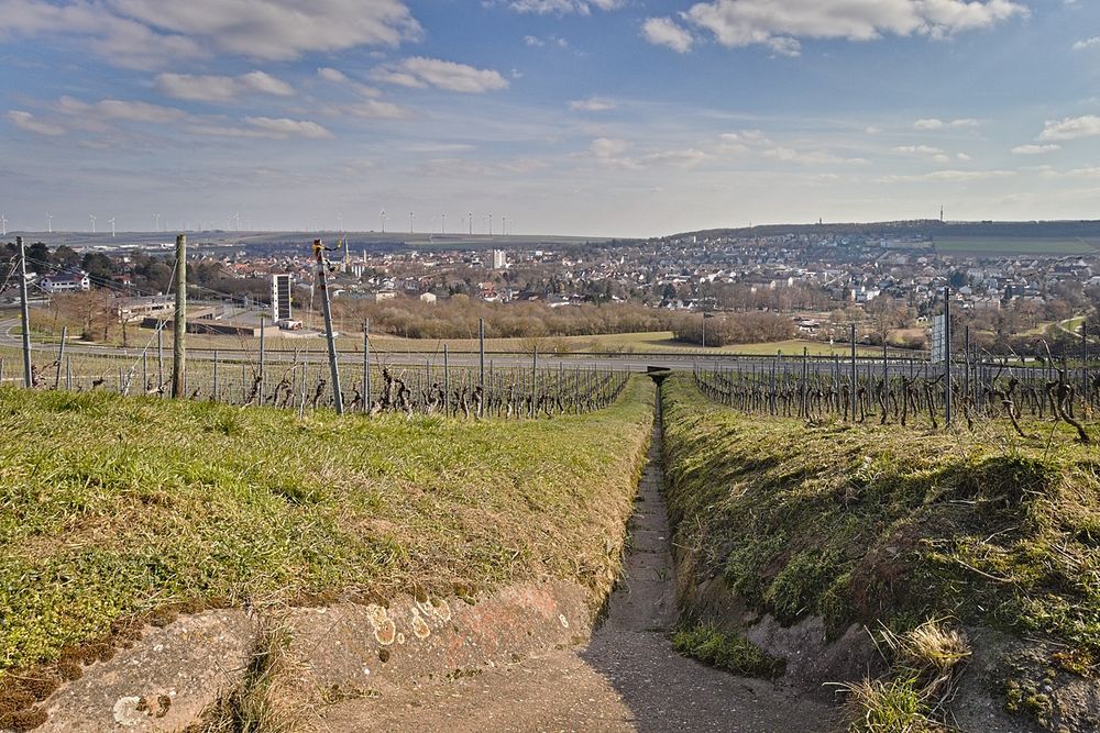 Blick auf die Stadt Alzey Foto & Bild | fotos, himmel, natur Bilder auf ...