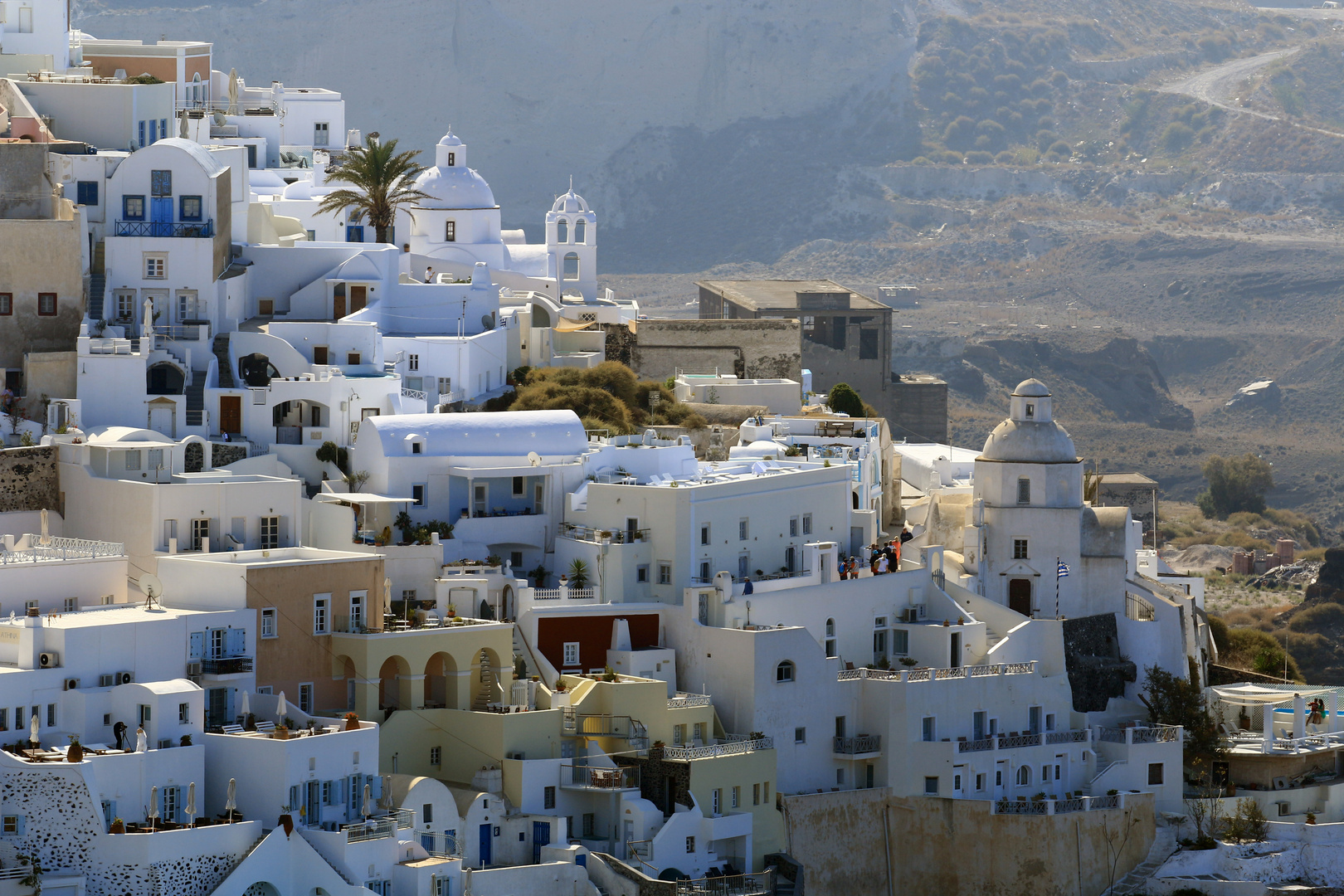 Blick auf Fira Foto & Bild | white, kirche, weiß Bilder auf fotocommunity