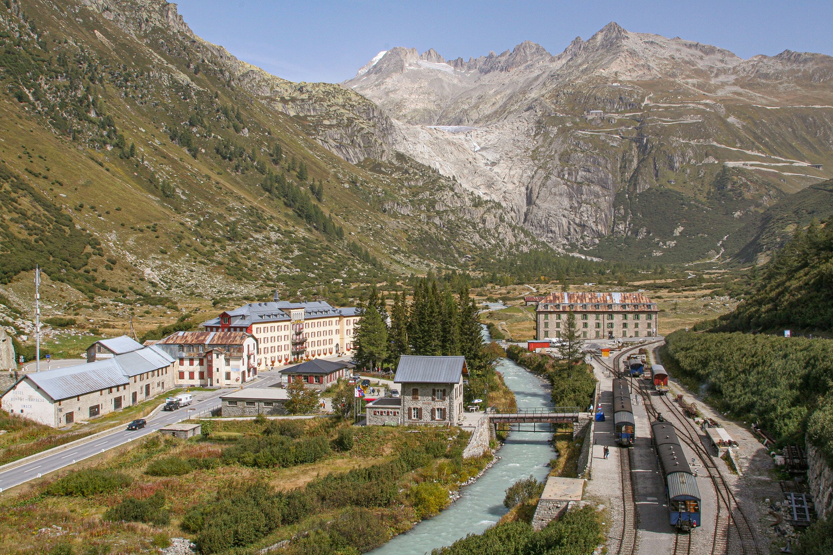 Blick auf Gletsch Foto & Bild | world, dokumentation, natur Bilder auf ...