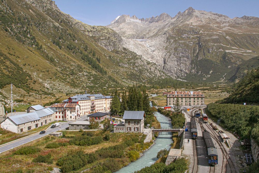 Blick auf Gletsch Foto & Bild | world, dokumentation, natur Bilder auf ...