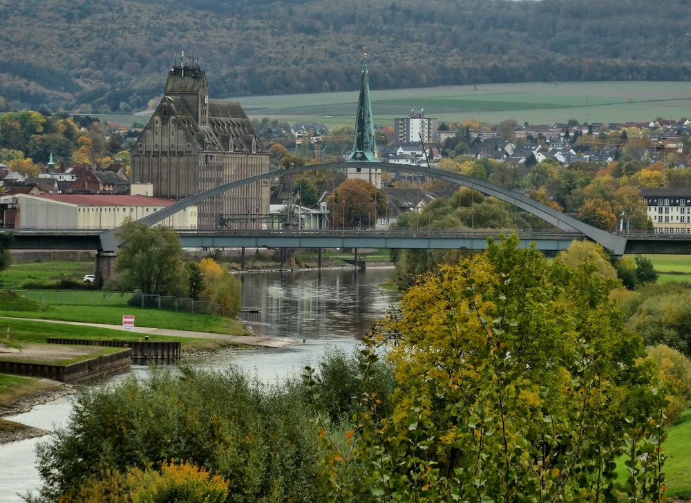 Blick auf Holzminden a.d. Weser ... Foto & Bild | world, deutschland ...