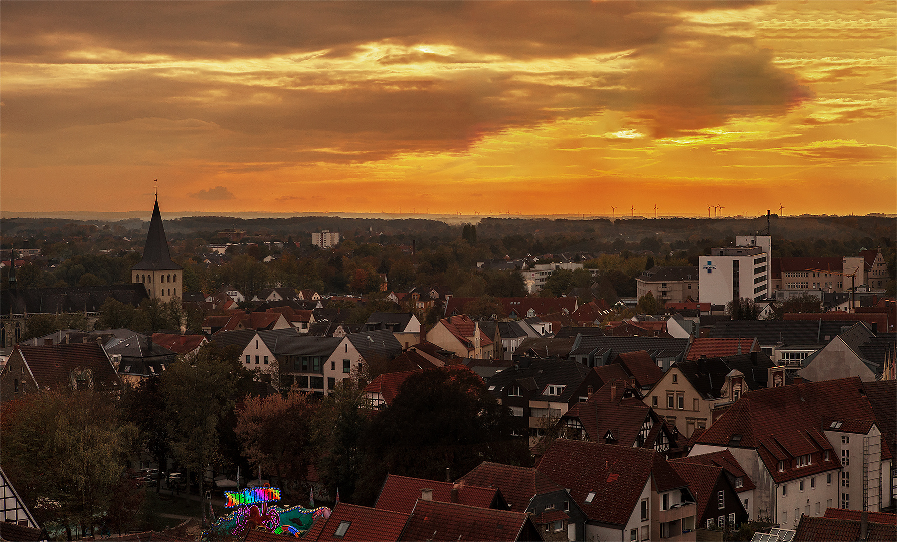 Blick auf Lippstadt 003 Foto & Bild | architektur, jahreszeiten, herbst ...