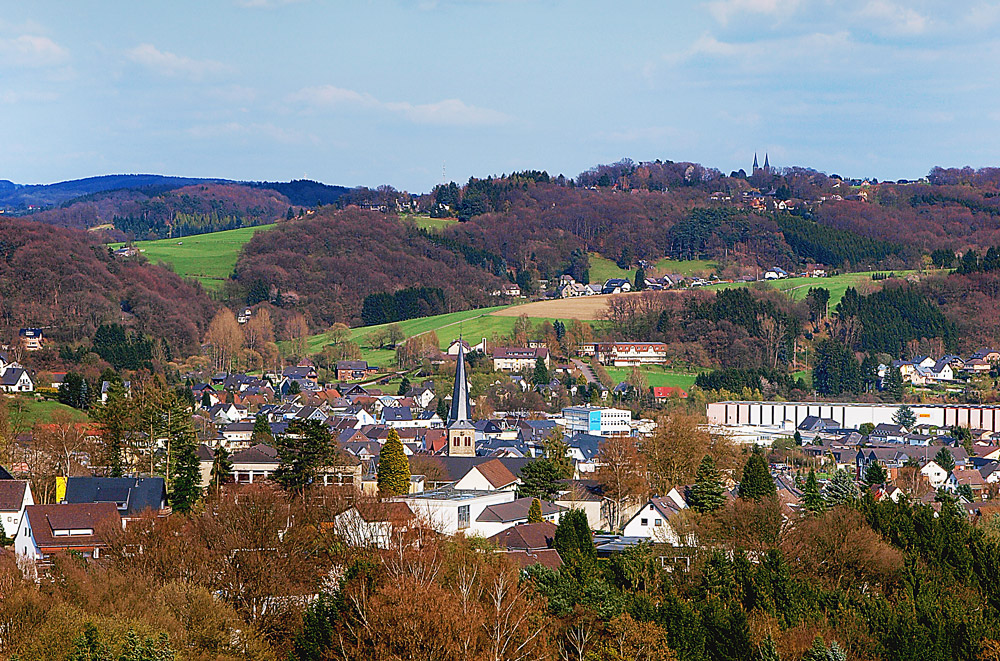 Blick auf Overath im Bergischen Land Foto & Bild | deutschland, europe ...