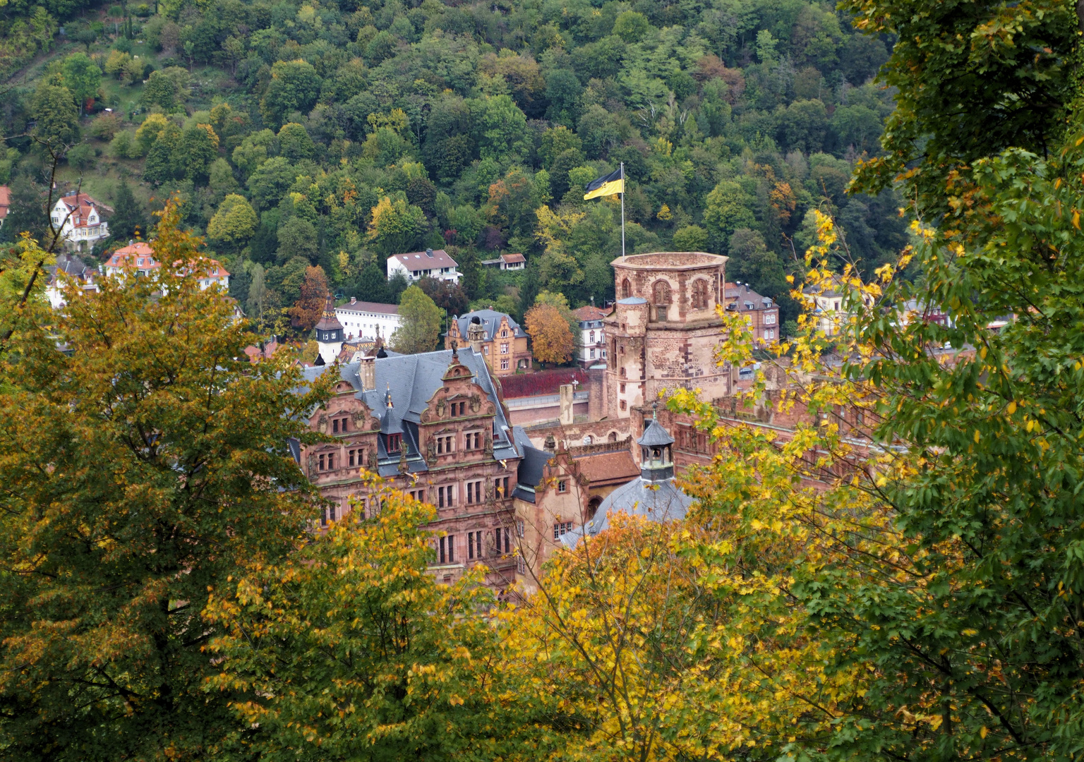 Blick aufs Heidelberger Schloss ... Foto & Bild | schloss, architektur, kultur Bilder auf ...