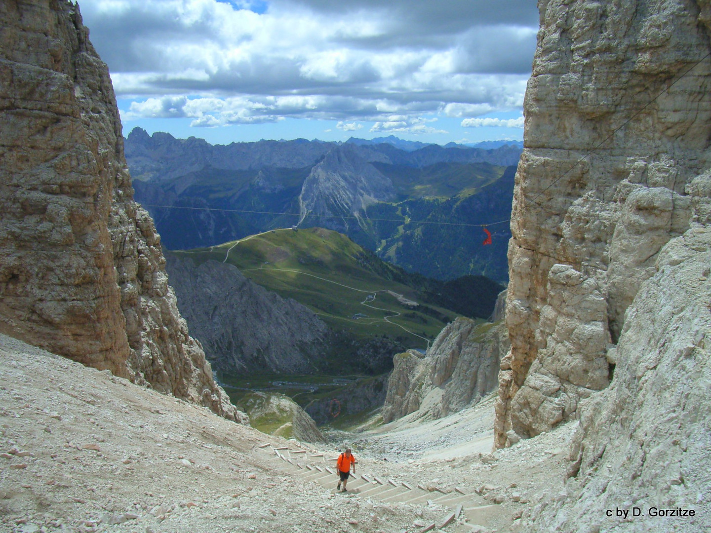 Blick durch die Sellascharte ! Foto & Bild | erwachsene menschen, reportage dokumentation ...