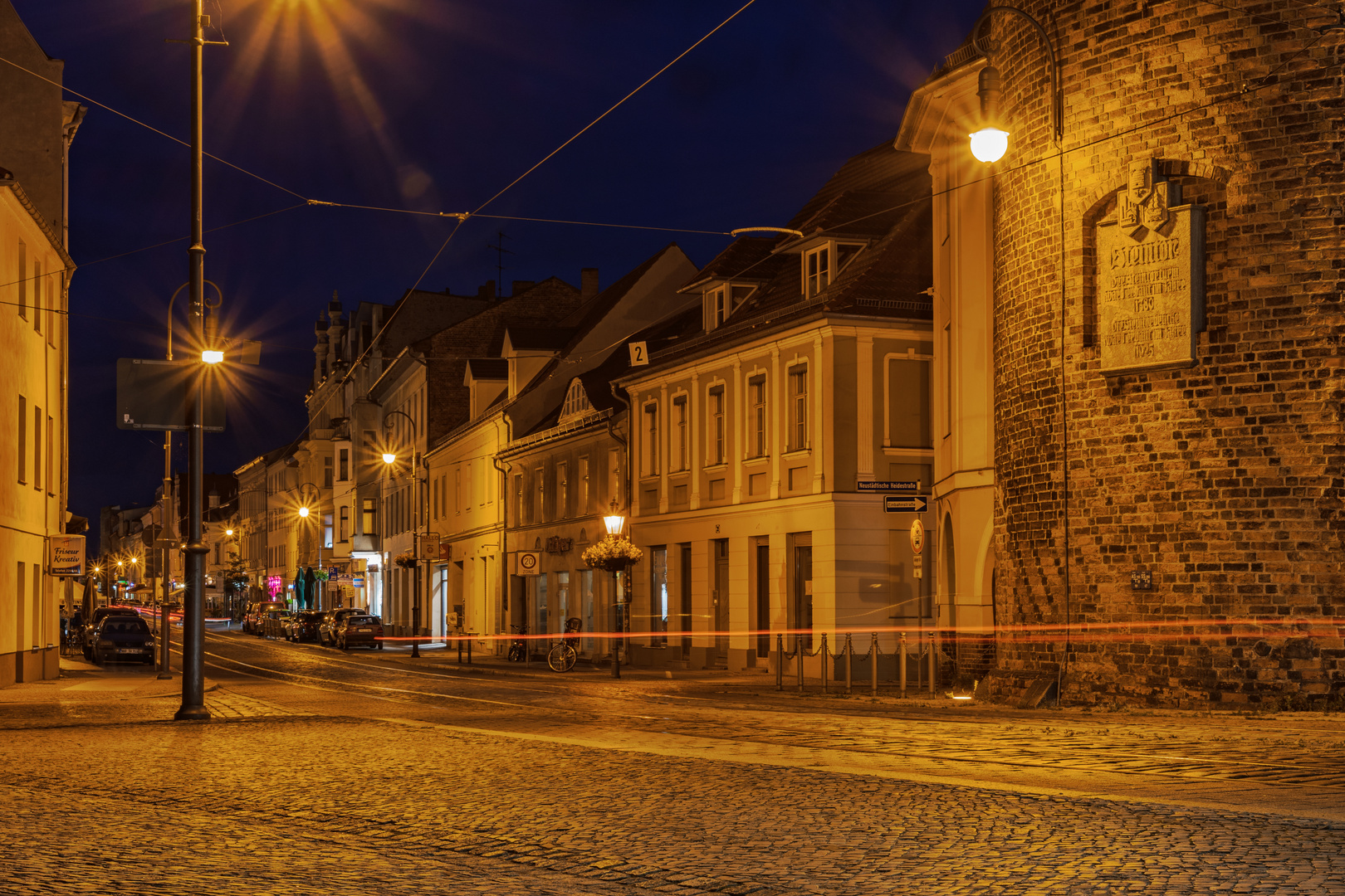 Blick in die Steinstrasse Foto & Bild | nachthimmel, nacht, strasse ...