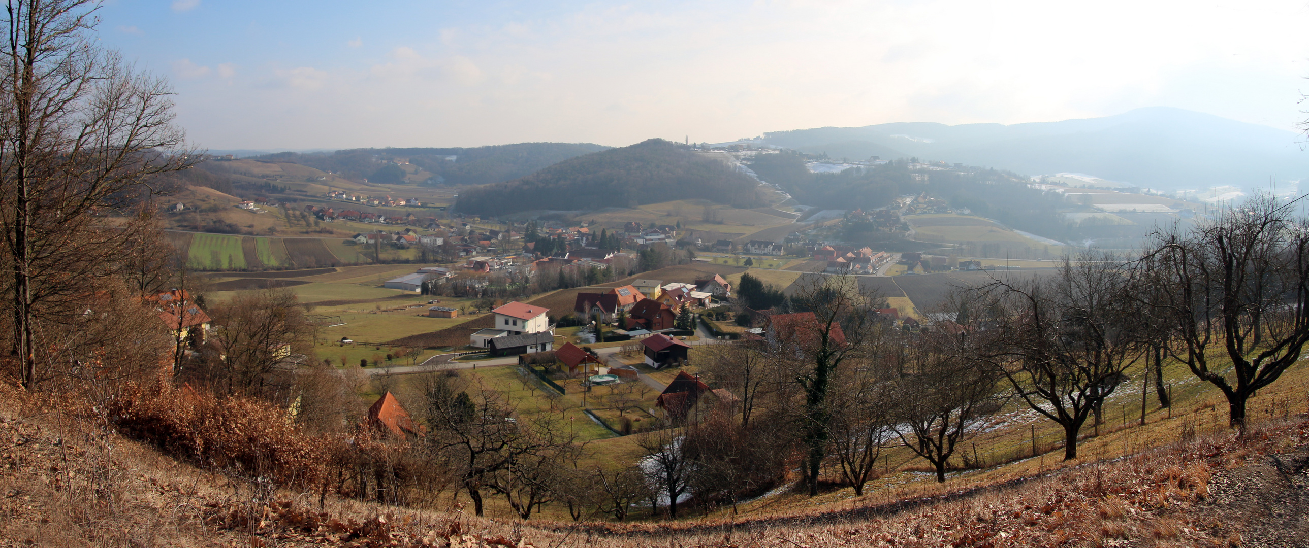 Blick in die Südost-Steiermark... Foto & Bild | winter, natur ...