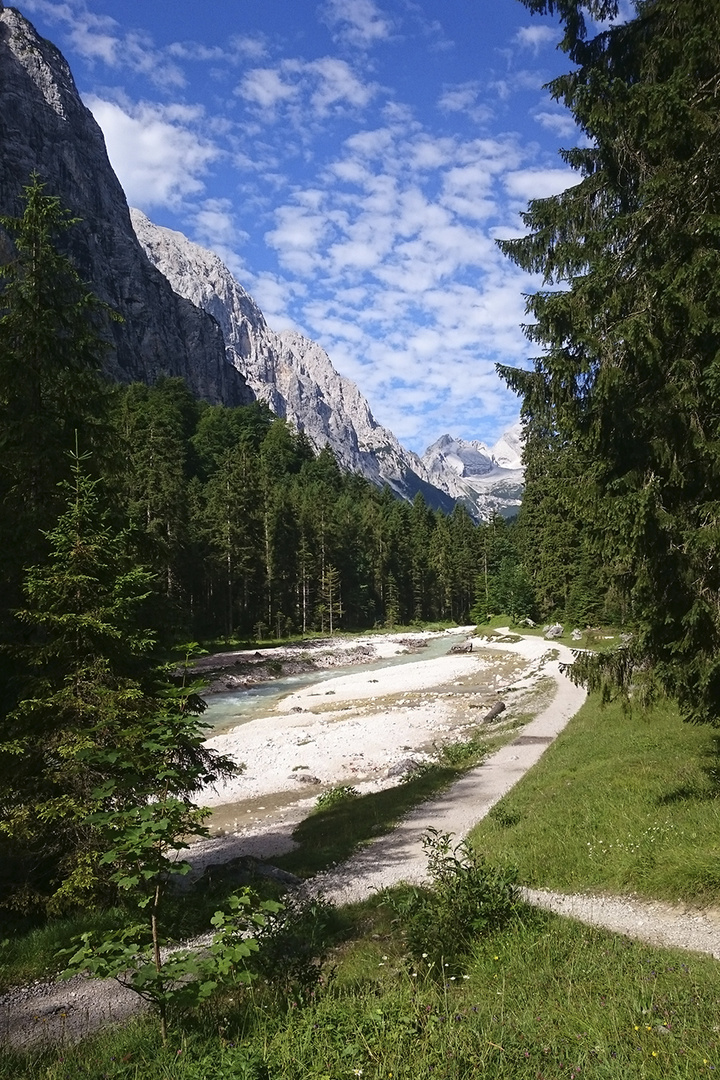 Blick ins Reintal Foto & Bild | natur, landschaft, berge Bilder auf ...
