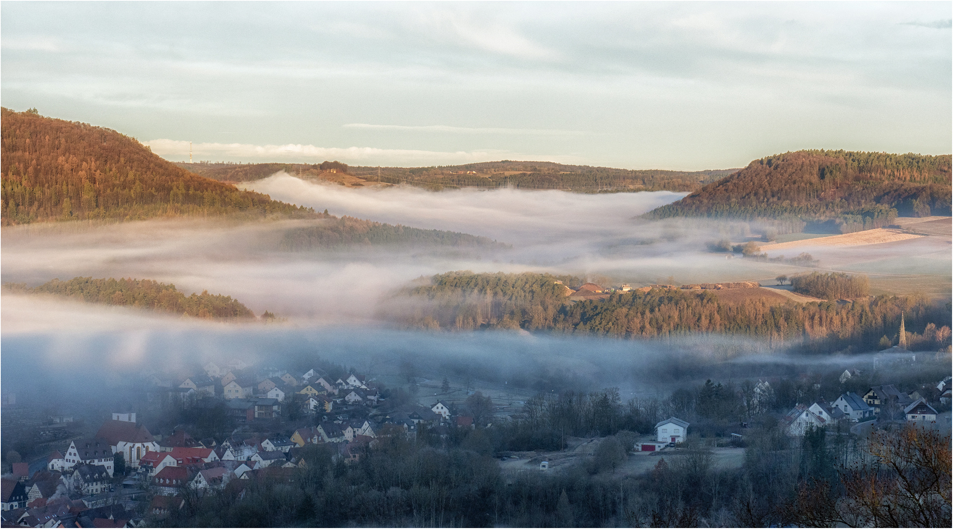 Blick ins Tal Foto & Bild | februar, natur, landschaft Bilder auf fotocommunity