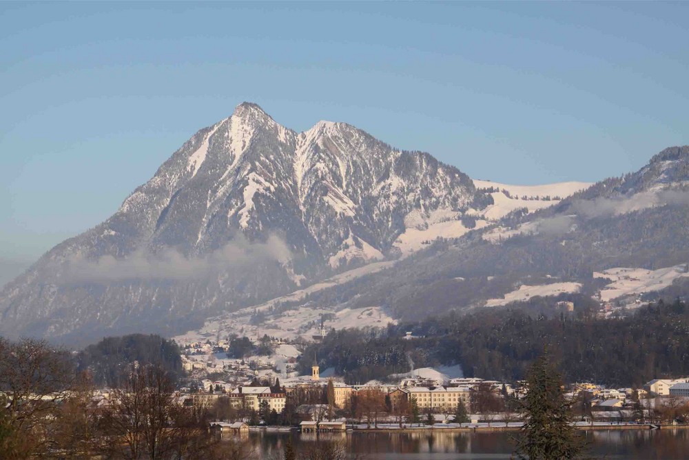 Blick nach Sarnen (OW) Foto & Bild | jahreszeiten, winter, natur Bilder ...