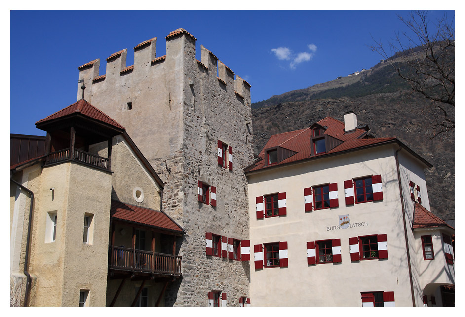 Blick über Burg Latsch ... Foto & Bild | europe, italy, vatican city, s ...
