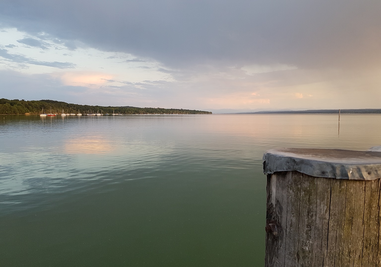 Blick über den See Foto & Bild | ammersee, herrsching Bilder auf ...