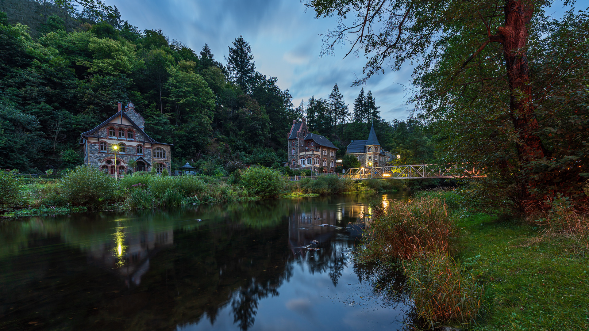 Blick über die Bode (1) Foto & Bild | landschaft, harz, brücken Bilder ...