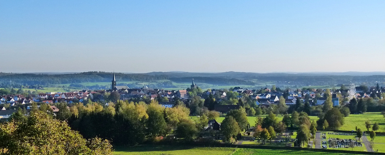 ...Blick über Grünberg vom Wartturm... Foto & Bild | deutschland ...