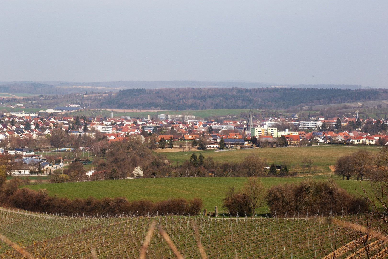 Blick vom Horn über den Kraichgau Foto & Bild | natur, landschaft ...