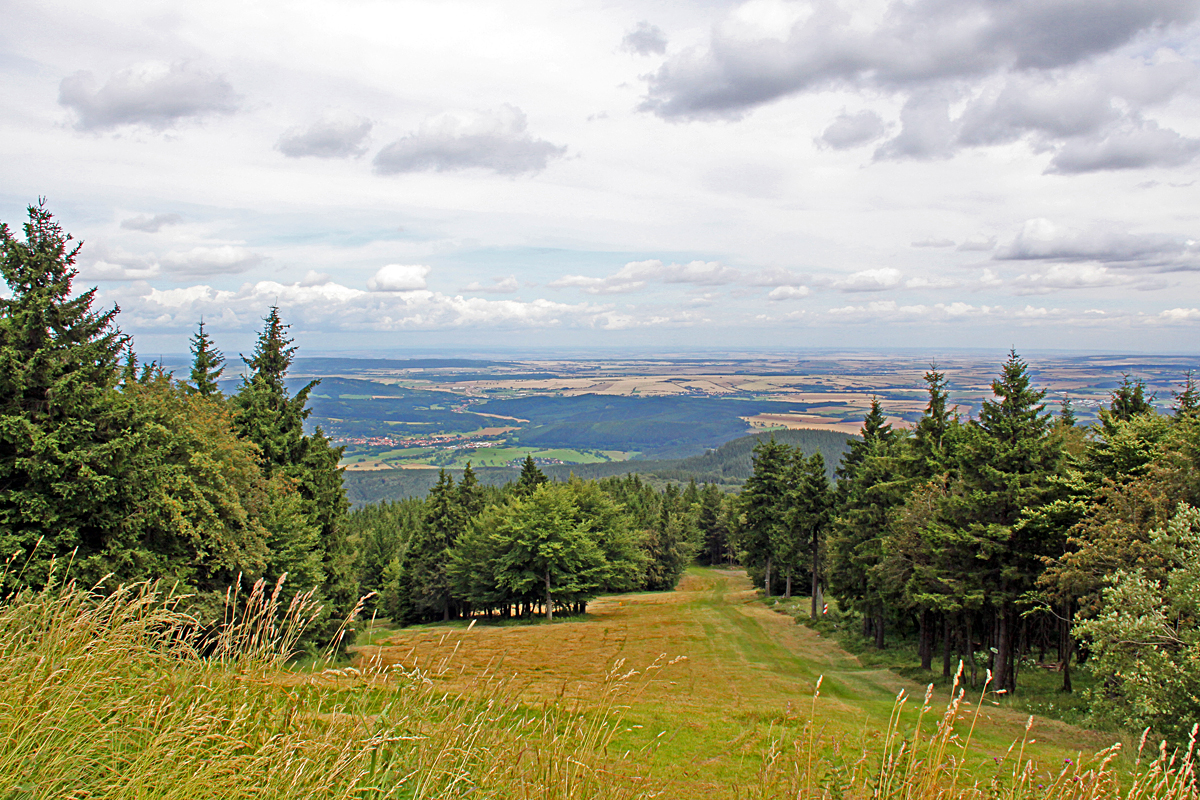 Blick vom Inselsberg Kreis Eisenach Foto & Bild | landschaft, wald ...