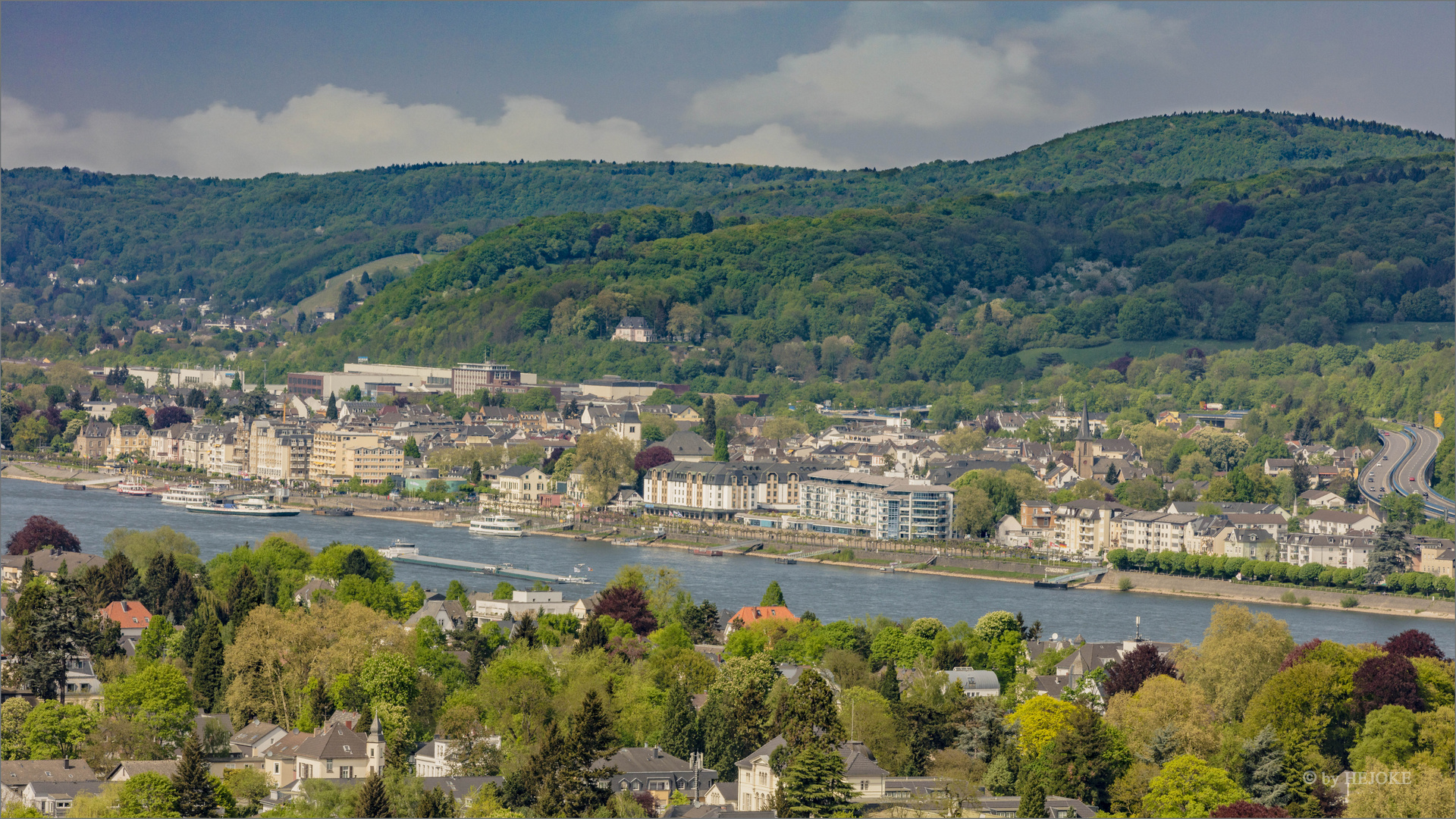 Blick vom Rodderberg auf Königswinter Foto & Bild | landschaft, natur ...