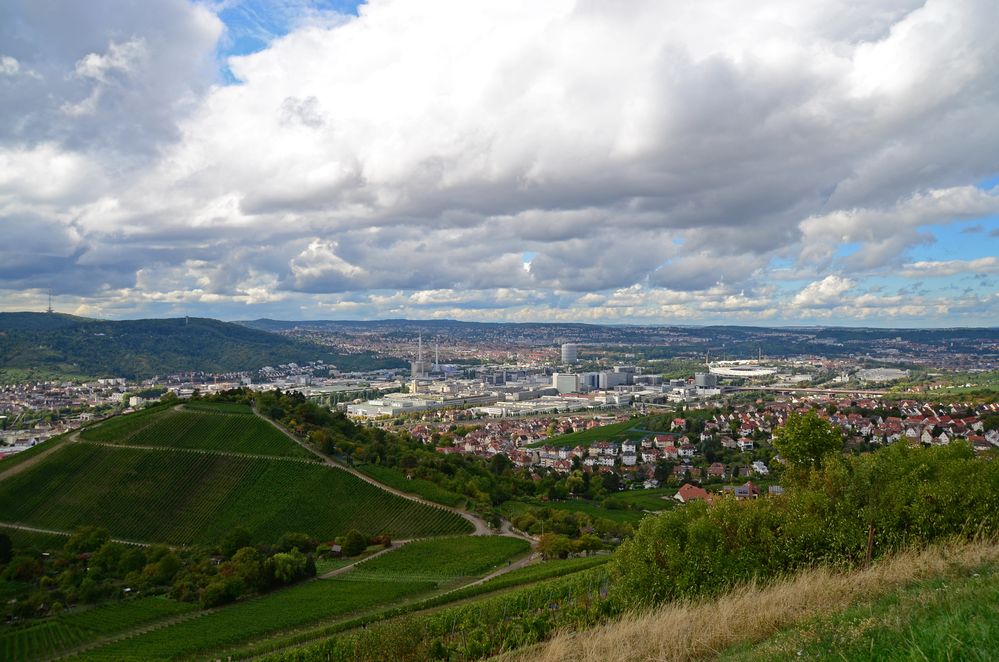 Blick vom Rotenberg über Stuttgart Foto & Bild | landschaft ...