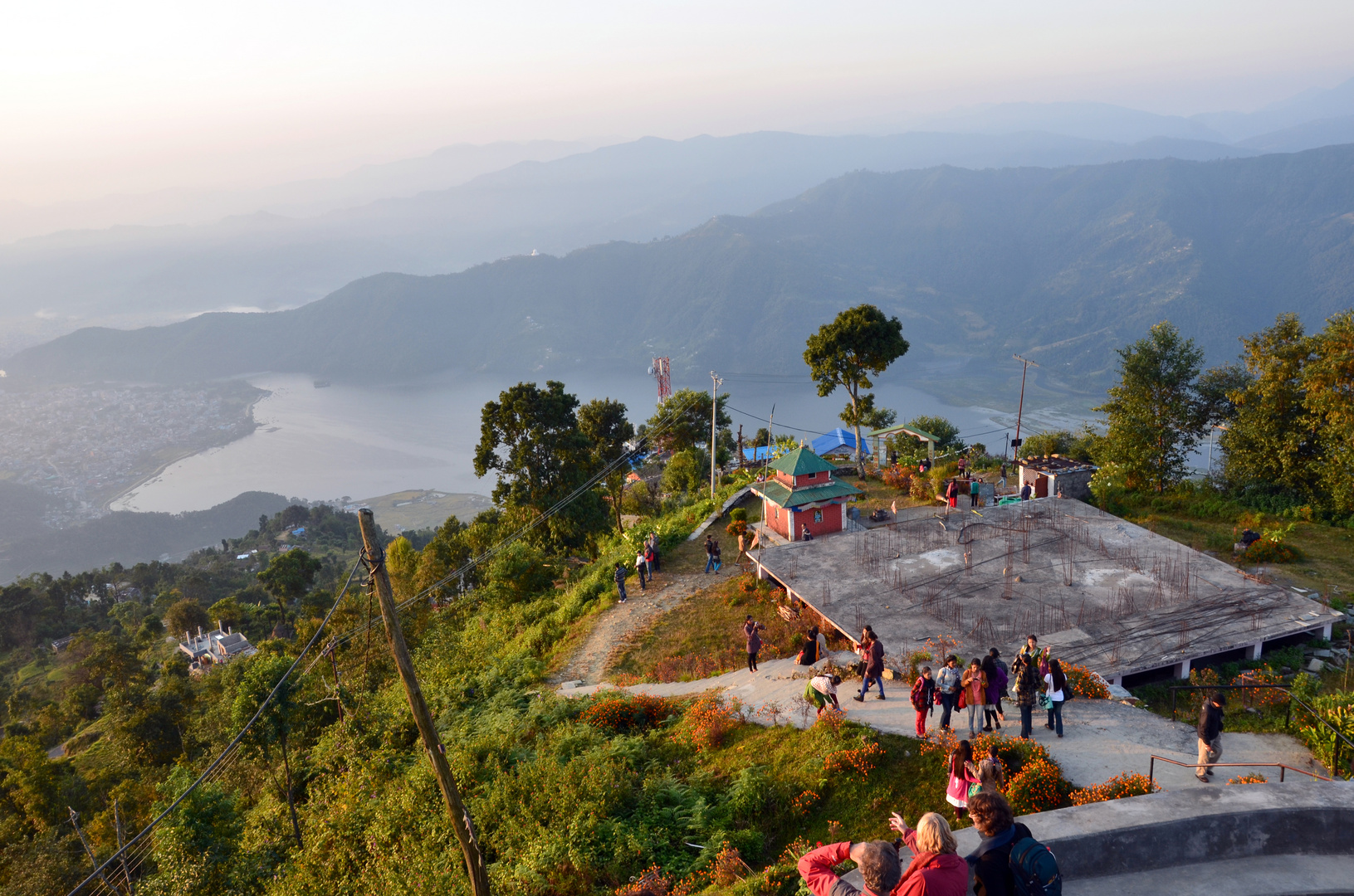 Blick vom View Point in Sarangkot Foto & Bild | world, asien ...