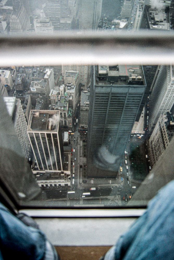 Blick vom World Trade Center 1990 Foto & Bild | north america, united ...