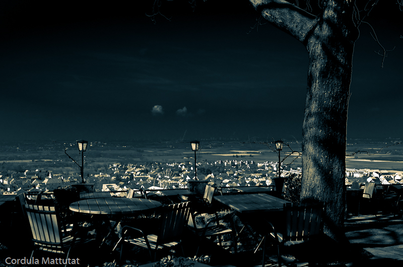 Blick von der Strahlenburg auf Schriesheim Foto & Bild | architektur ...