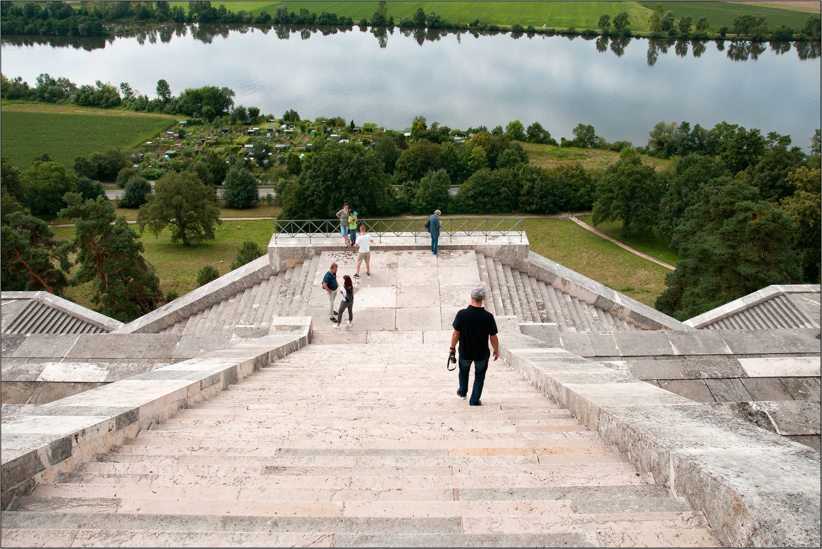 Blick von der Walhalla auf die Donau Foto & Bild | urlaub sommer 16 ...