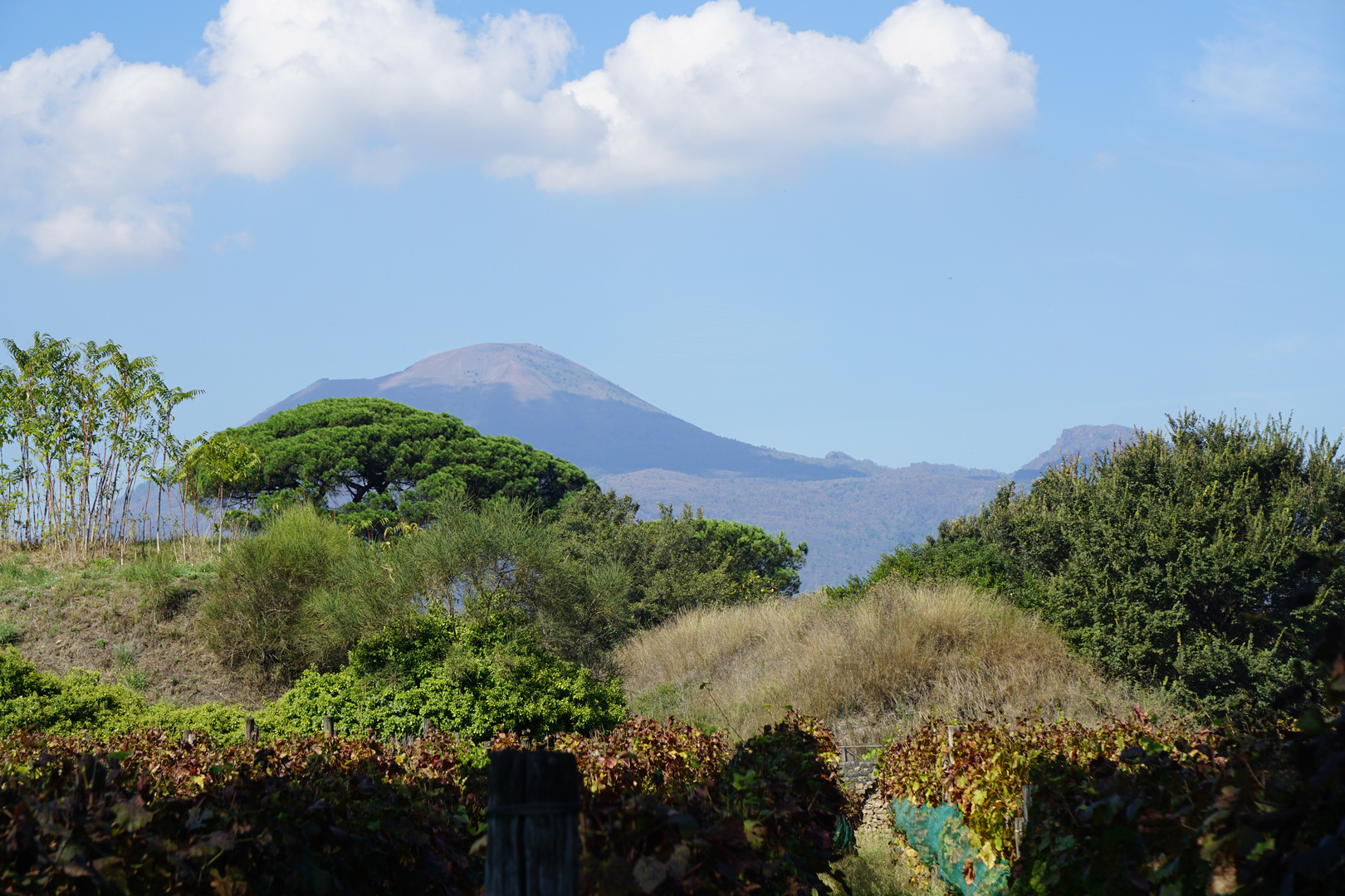 Blick von Pompej zum Vesuv Foto & Bild | europe, italy, vatican city, s ...