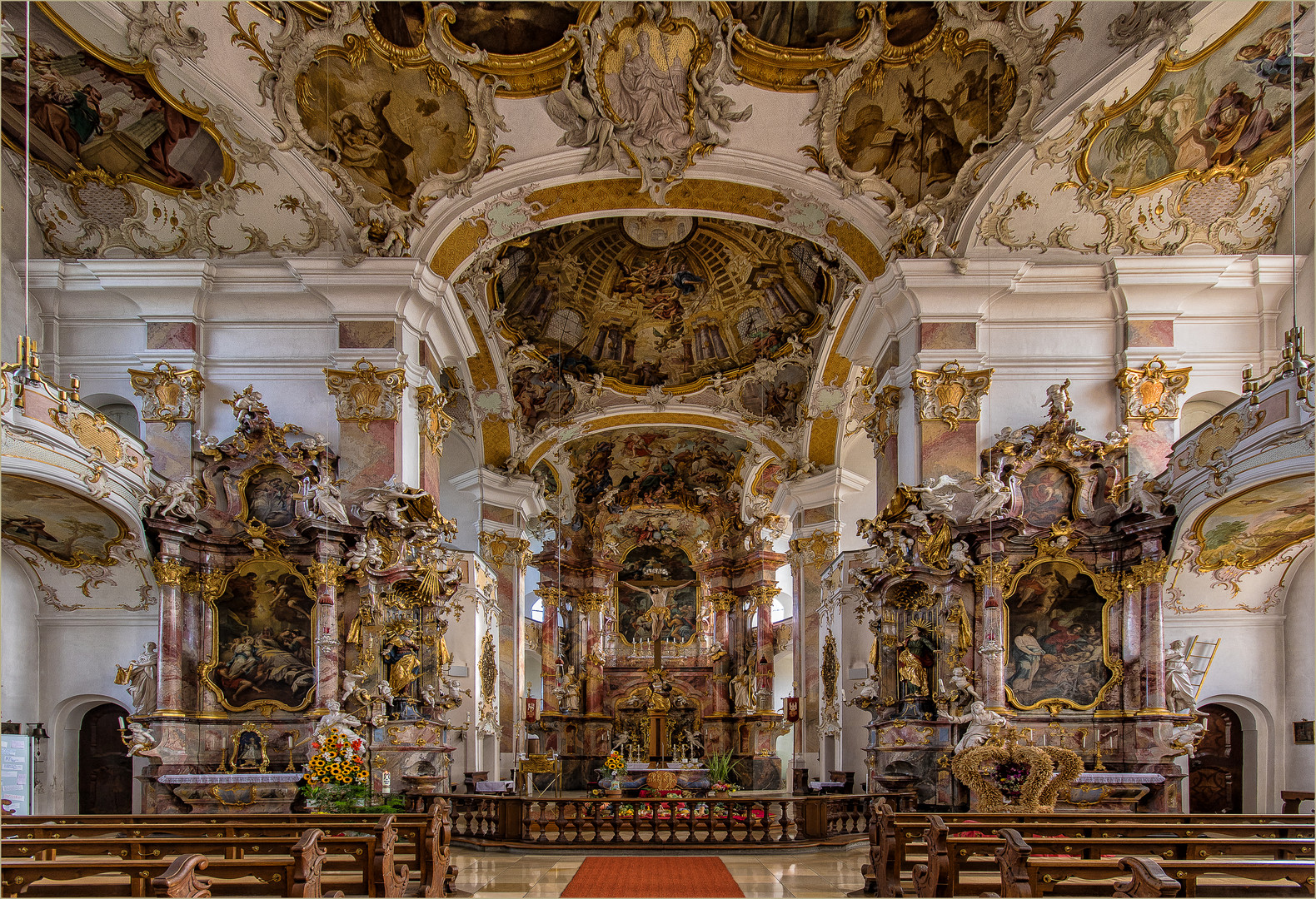 BLICK ZUM ALTAR-MARIA STEINBACH. Foto & Bild | architektur, sakralbauten, innenansichten kirchen ...