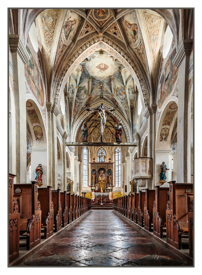 Blick zum Altar St. Lambert - Seeon Foto & Bild | architektur, sakralbauten, innenansichten ...