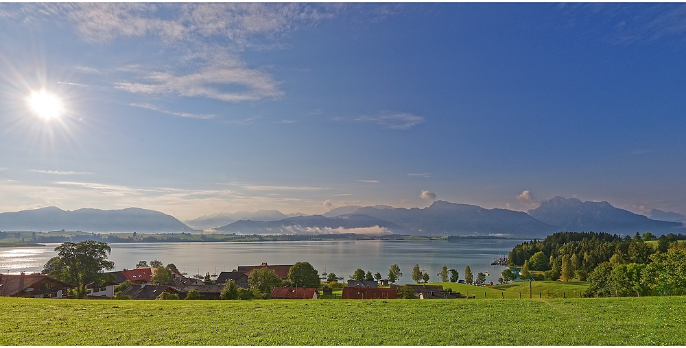 Blick zum Forggensee Foto & Bild | deutschland, europe, bayern Bilder ...