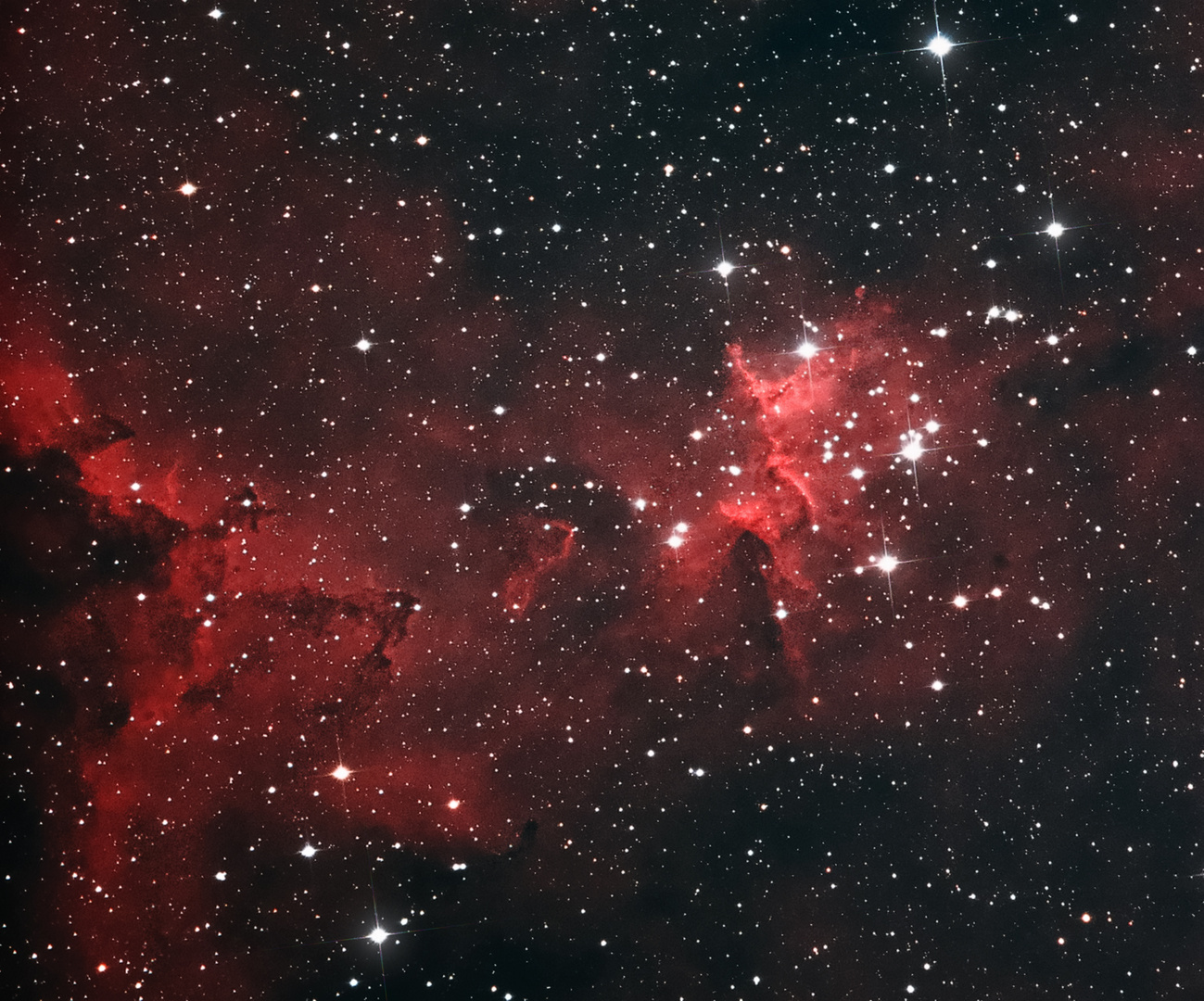 Blick zum IC1805 Foto & Bild | astrofotografie, himmel & universum ...