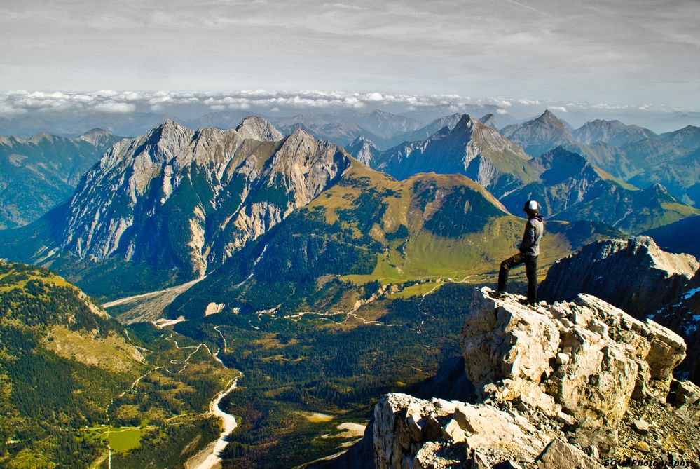 Blick zum Karwendel Foto & Bild | landschaft, berge, gipfel und grate ...
