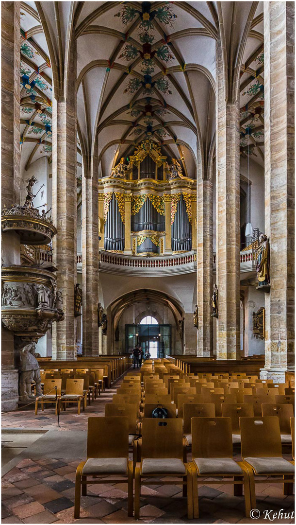Blick zur Orgel im Dom St. Marien Foto & Bild | architektur, sakralbauten, innenansichten ...