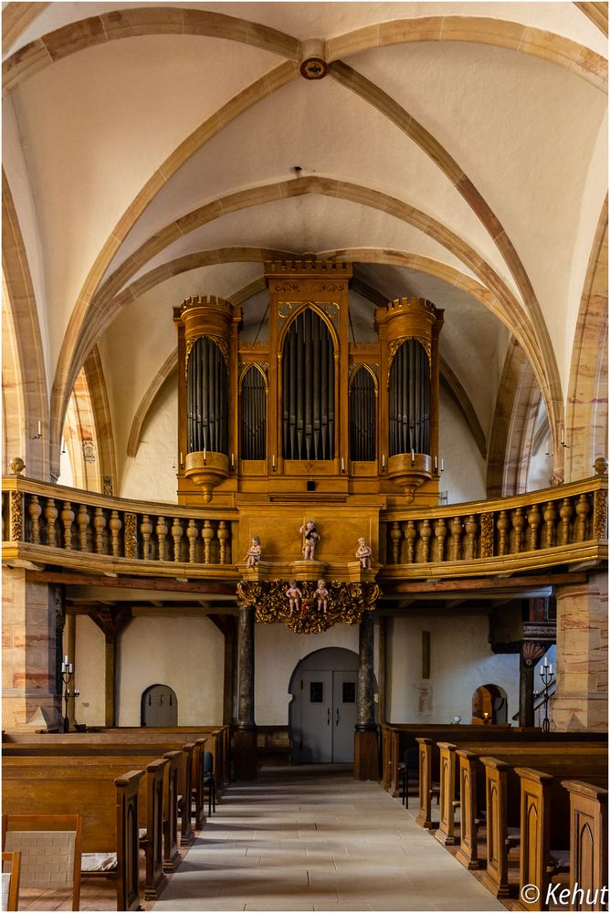 Blick zur Orgel Kirche St. Stephani Osterwieck Foto & Bild ...