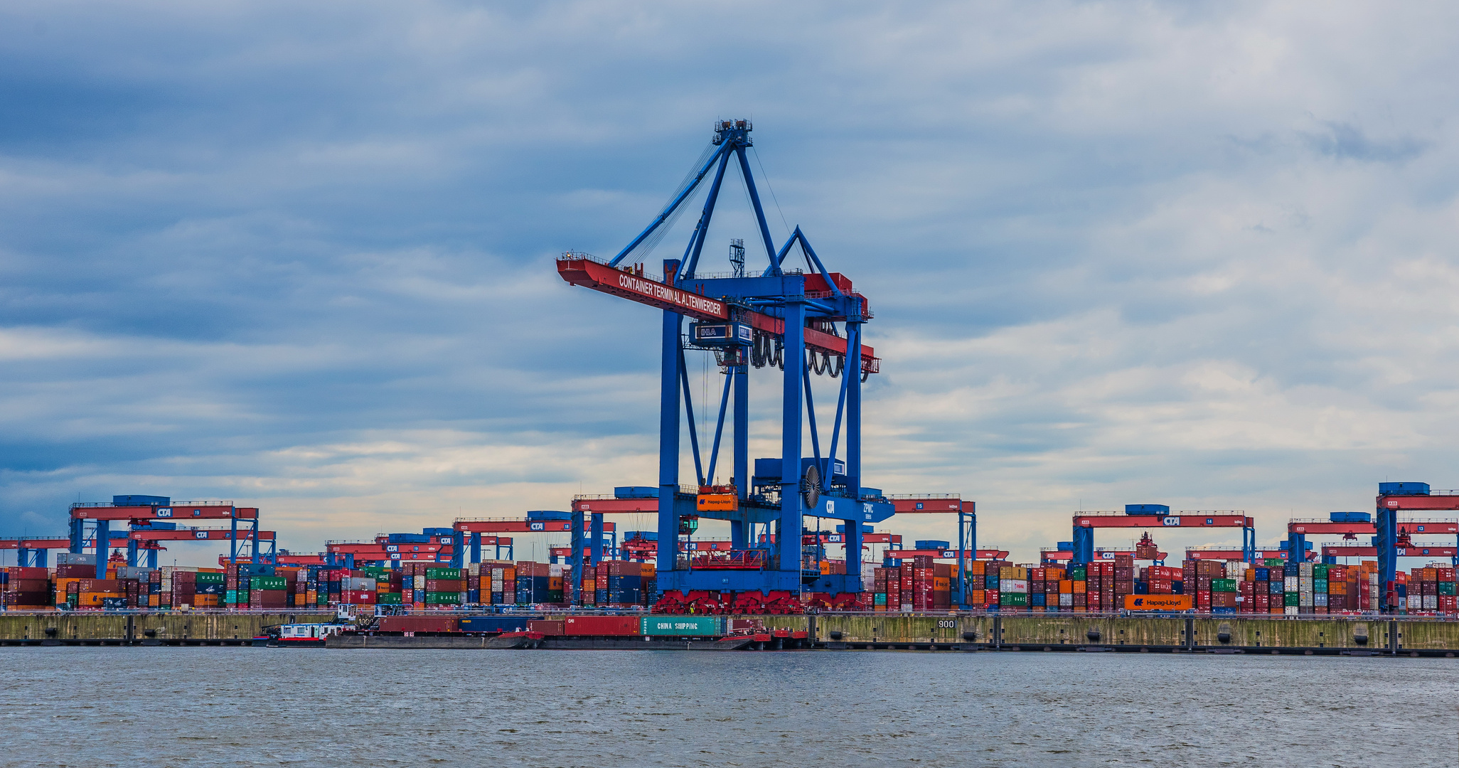 Blocklager auf dem Containerterminal Altenwerder - CTA #2 Foto & Bild ...