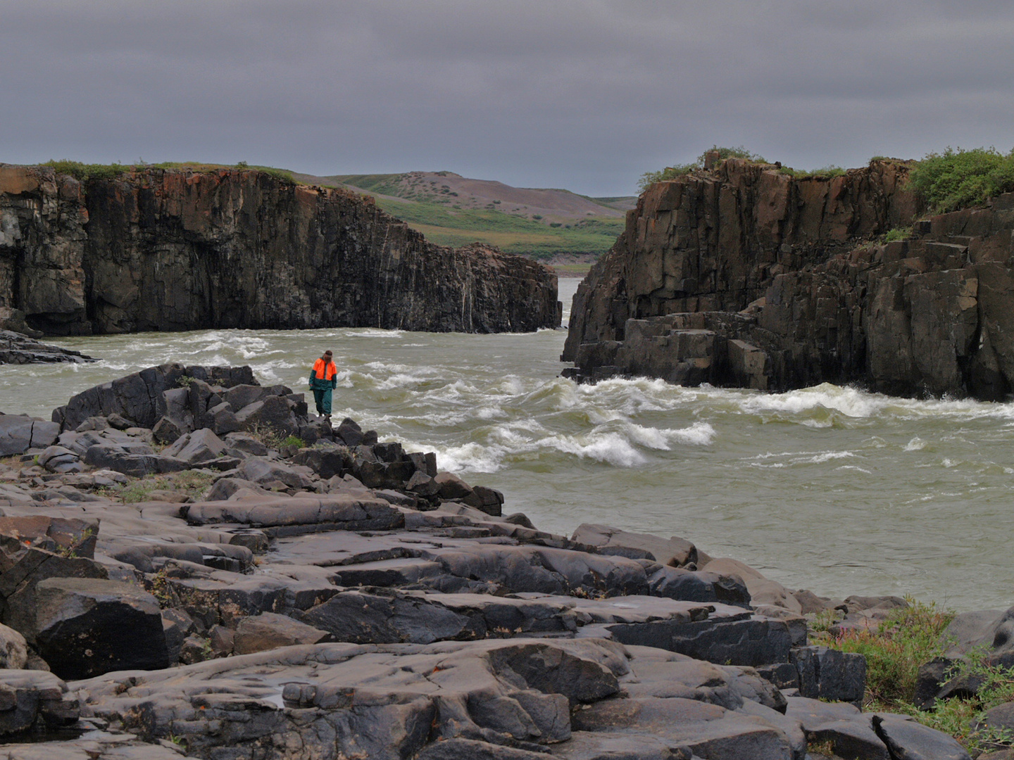 Bloody falls am Coppermine River; NWT Kanada Foto & Bild | landschaft ...