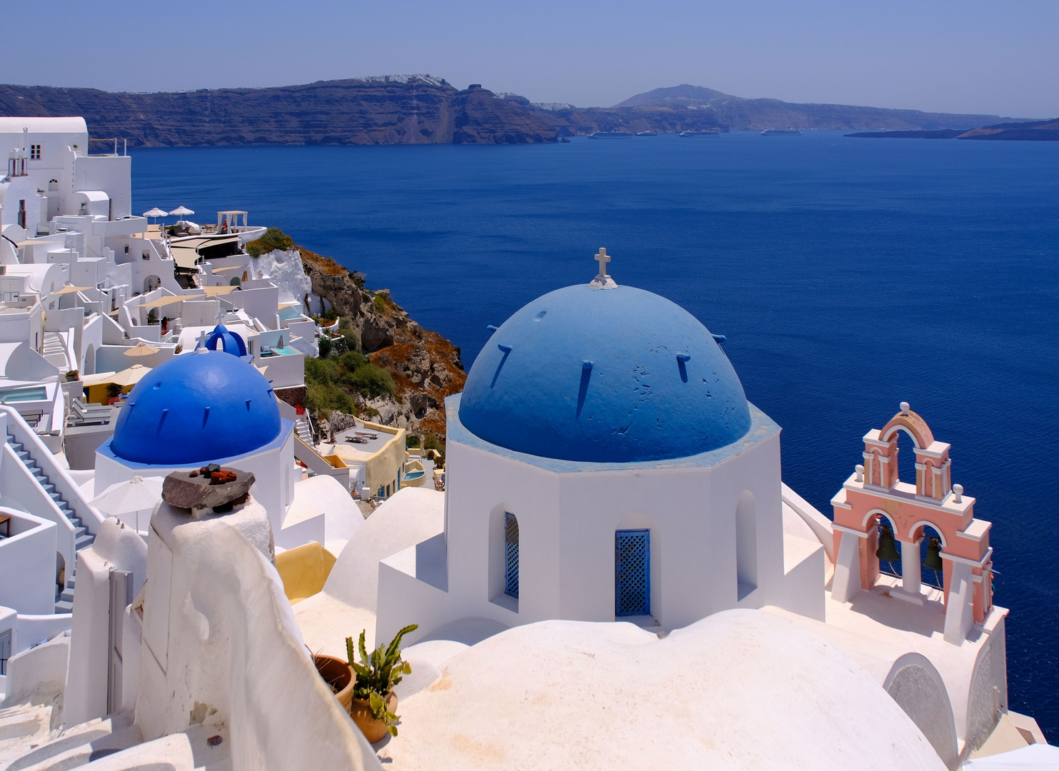 ...Blue Domes OIA... Foto & Bild | world, griechenland, greece Bilder ...