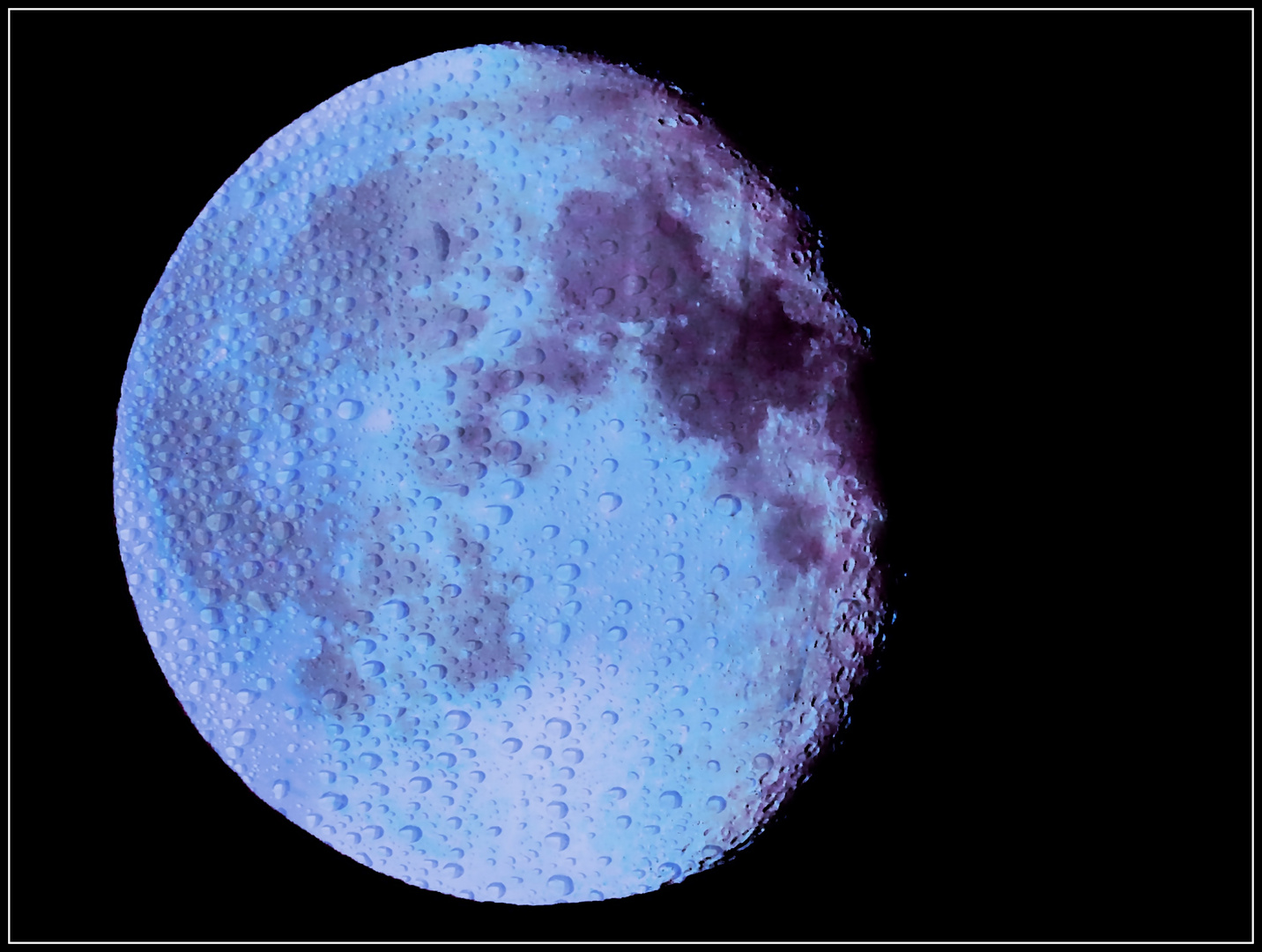 Blue Moon Rain Foto & Bild | abstraktes, projekte, mondaufnahmen Bilder ...