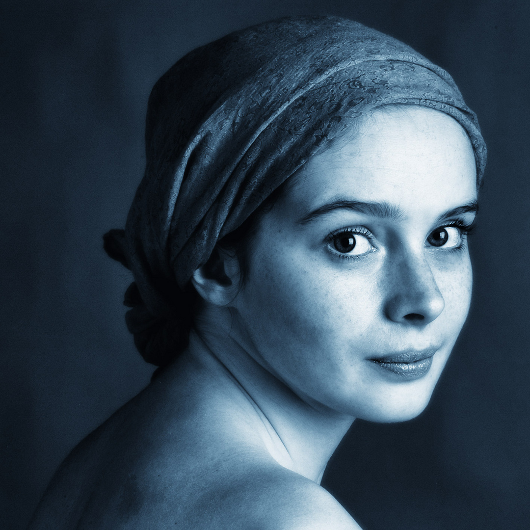 blue-portrait Foto & Bild | menschen Bilder auf fotocommunity