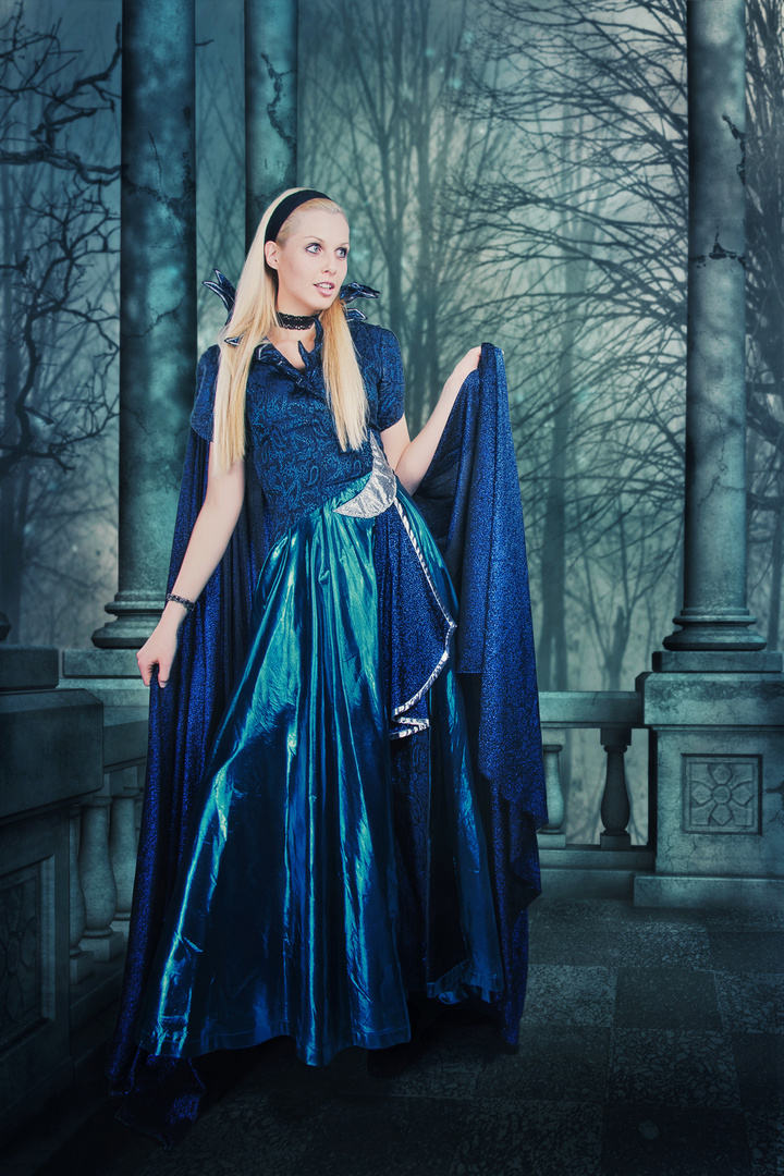 Blue Queen Foto & Bild | fotomontage, fantasy mystery, composing 01 Bilder auf fotocommunity