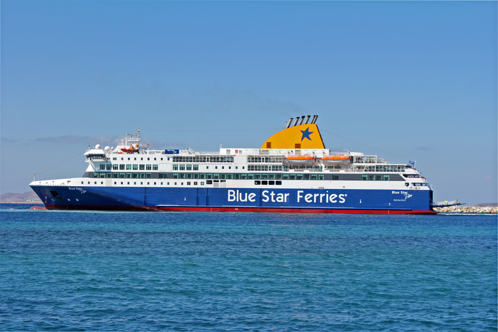 Blue Star Delos Foto & Bild | schiffe und seewege, fähren, motorschiffe ...