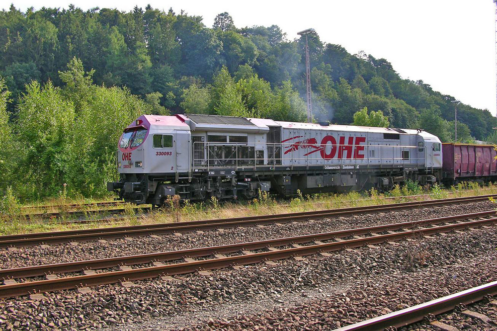 Blue Tiger in red Foto & Bild | züge, güterzüge, eisenbahn Bilder auf ...