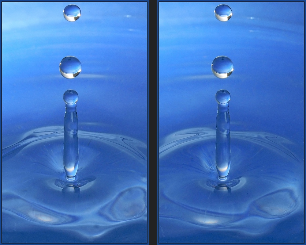 Blue Water (3D) Foto & Bild | stereoskopische raumbilder, kreuzblick ...