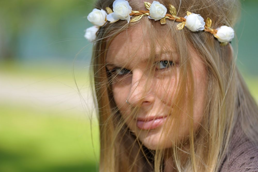 Blumenkind Foto & Bild | erwachsene menschen, portraits erwachsener, outdoor Bilder auf ...